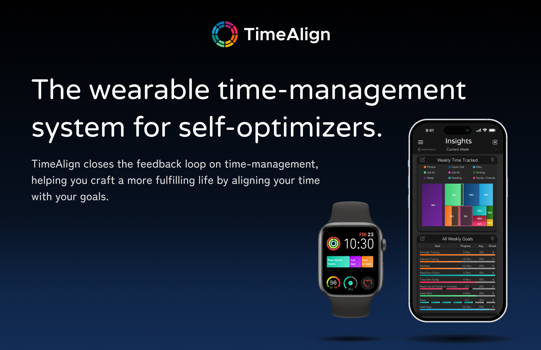 TimeAlign - Apple Watch / iOS Time Optimization System